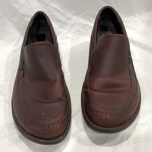 Merrell | Shoes | Merrell Brown Tetra Wave Saddle Brown Leather Slipon ...